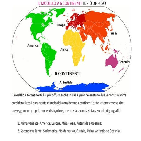 Il modello a 6 continenti | PDF