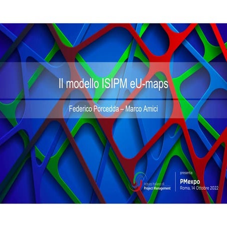 PMexpo 2022 | Il modello ISIPM eU-maps | PDF