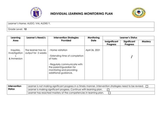 INDIVIDUAL LEARNING MONITORING PLAN 1.docx
