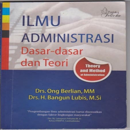 Ilmu administrasi negara dasar dasar dan teori | PDF