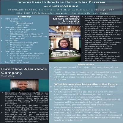 International Librarians Networking Program and Networking | PDF