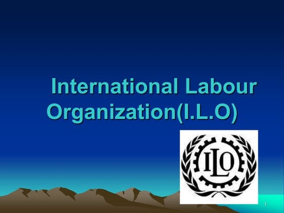 ILO | PDF | Business | Business and Finance