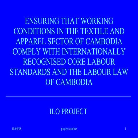 Ilo Project | PPT | Business | Business and Finance