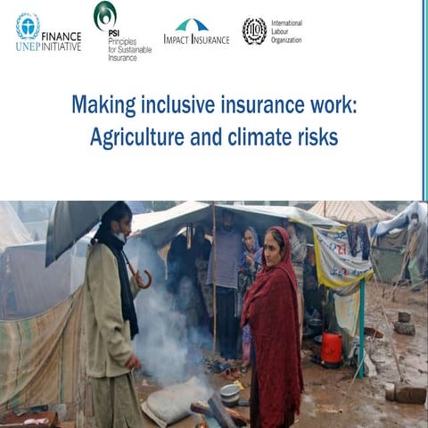 UNEP-PSI webinar series "Making inclusive insurance work" - session 5 ...