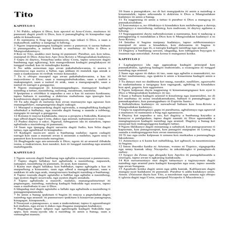 Ilocano - The Epistle of Paul to Titus.pdf