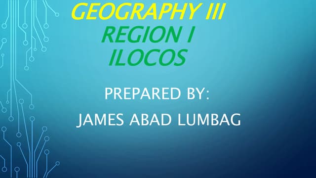 Region 1 - (ilocos region) | DOCX