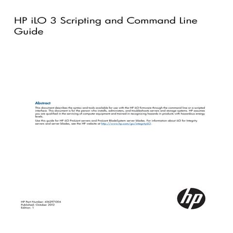 Ilo scripting | PDF