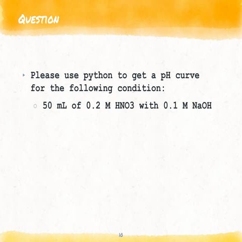 化學系 python 習題 | PPT