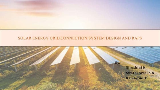 Grid Connected PV Systems | PPT