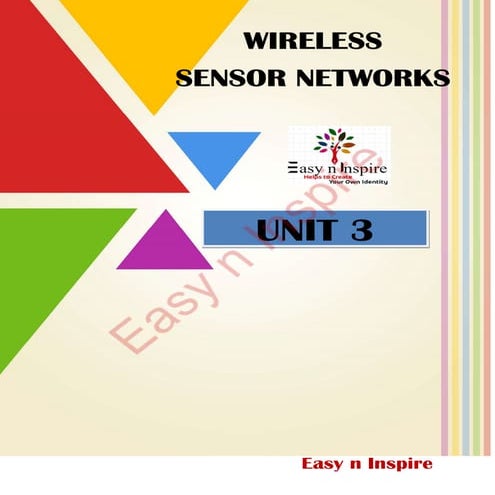 Wireless Sensor Networks Unit 3 Pdf Computer Networking Computing 7195
