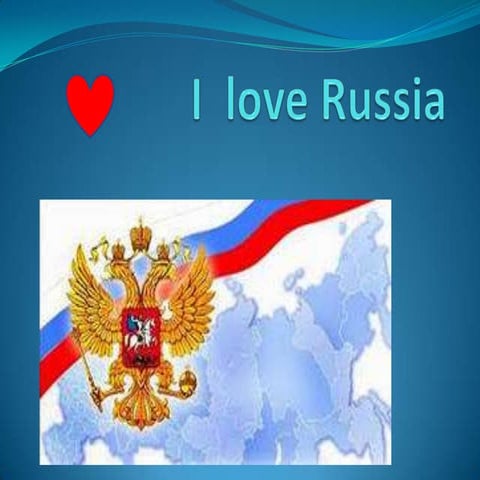 I love russia | PPTX