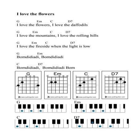 I love the flowers | PDF