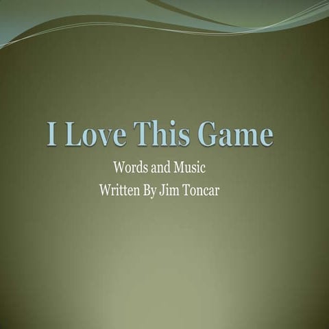 I love this game ppt with trailer 5 | PPT