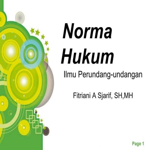 ilper-norma-hukum-lengkap-fitri.ppt