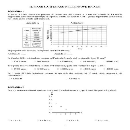 2° simulazione invalsi matematica seconda superiore zanichelli | PDF