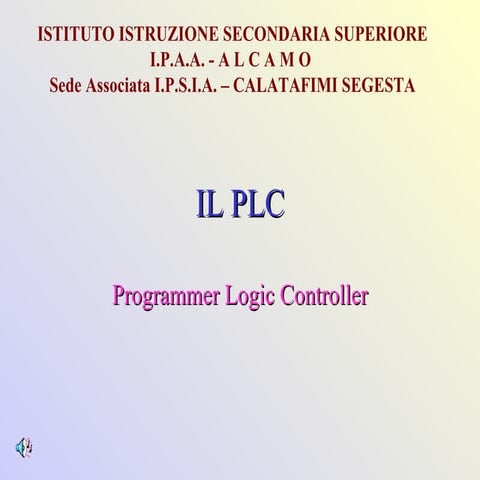 Il plc | PPT | Computing | Technology & Computing