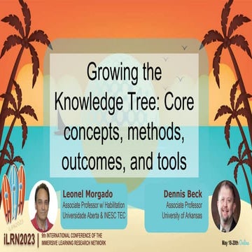 Growing the Knowledge Tree: Core concepts, methods, outcomes, and tools ...