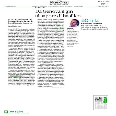 Il sole 24 ore articolo su Il Gin Mä | PDF