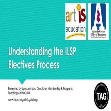 Understanding the ILSP Electives Process | PPTX