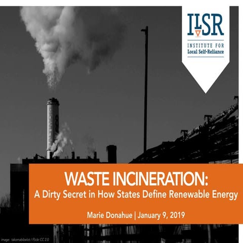 TRANSFORMING WASTE INTO ENERGY :THE ROLE OF INCINERATION IN ELECTRICITY ...