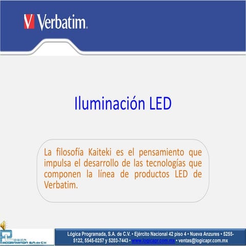 Iluminación LED | PPTX