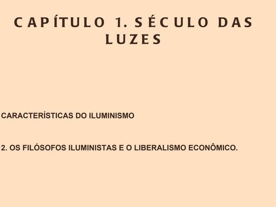 O iluminismo slide (apresentação) | PPT