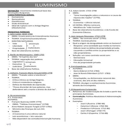 Iluminismo resumo | PDF