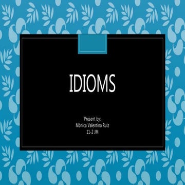 idioms | PPT
