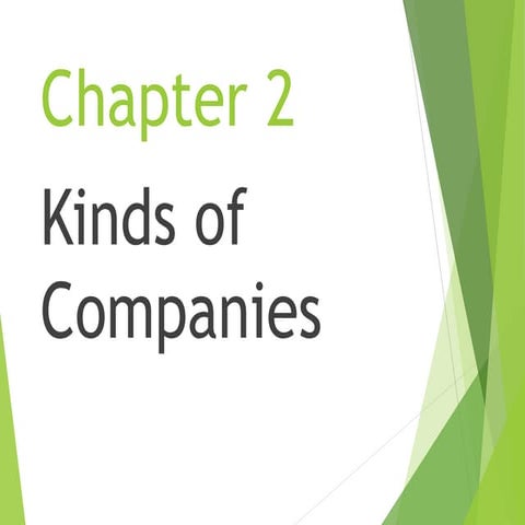 Types of companies | PDF