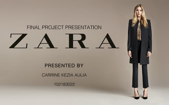 Zara store design | PPTX