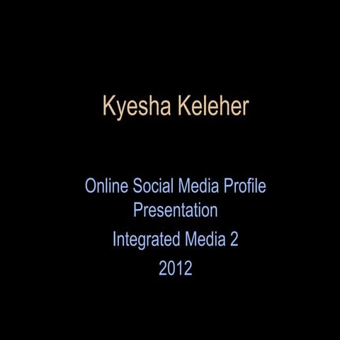 Im2 media presentation | PPT | Social Networking | Internet