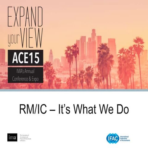 RMIC - It's What We Do | PPTX