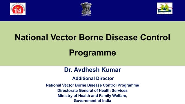 National Vector Borne Disease Control Programme | PDF