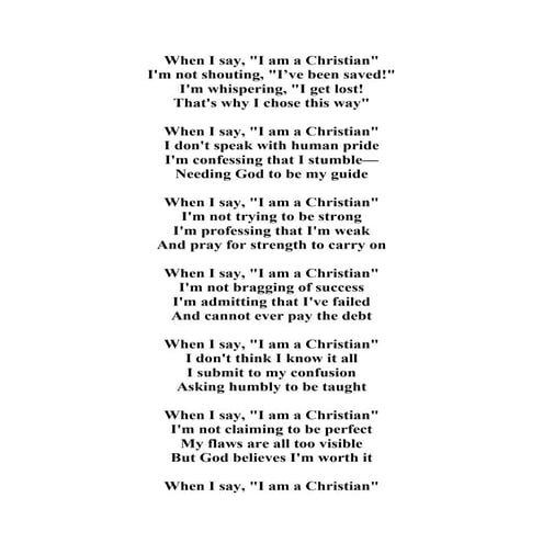 I'm a christian | RTF