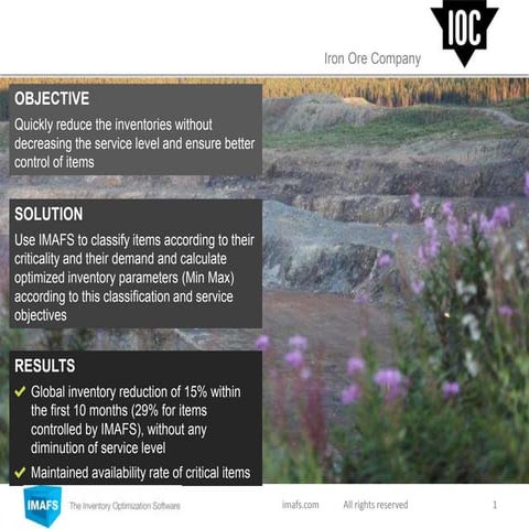 Important inventory reduction at IOC | PPTX