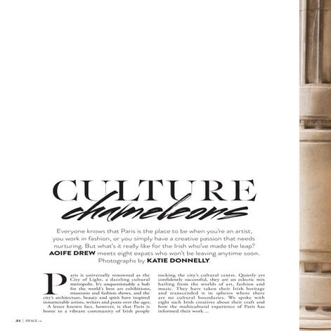 Image Culture Chameleons Feature, March 2015 | PDF