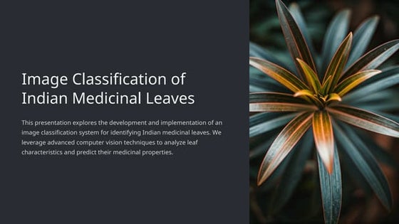 Herbal plant leaves classification for traditional medicine using convolutional neural network | PDF