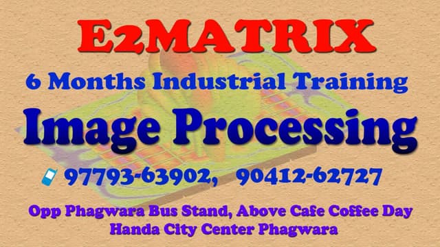 Image processing ppt | PPTX
