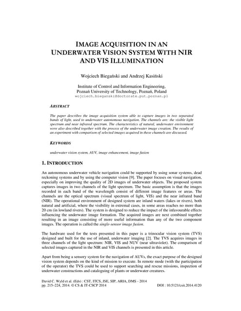 Underwater Image Enhancement | PDF