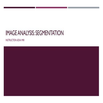 Image Analysis Segmentation Software Engineering Pdf