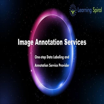 Image annotation services | PPT
