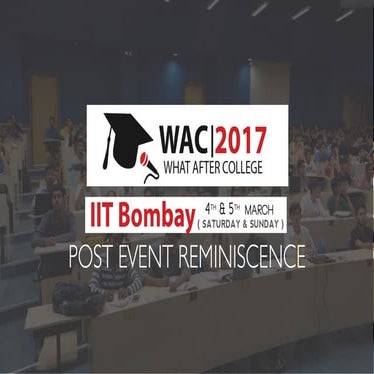 WAC 2017 at IIT Bombay | PPT