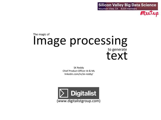 image caption generation using deep learning | PPTX