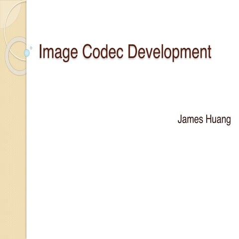 Image codecdevelopment | PDF