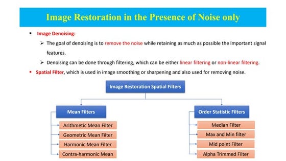 Smoothing in Digital Image Processing | PPTX | Photo Editing Software | Computer Software and ...