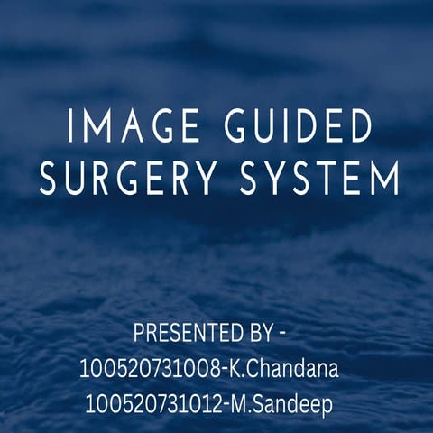 IMAGE GUIDED SURGERY SYSTEM .pdf