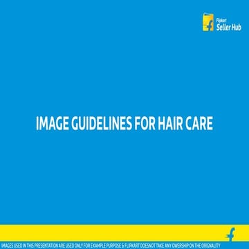 Image Guidelines: Hair Care | PDF