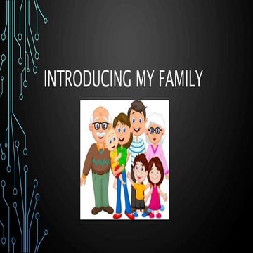 Introducing my family | PPTX