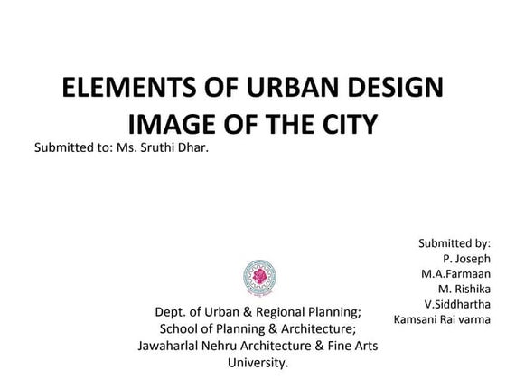 Chandigarh city case study | PPT