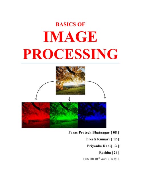 Image processing ppt